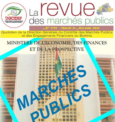 REVUE DES MARCHES PUBLICS, N°3753